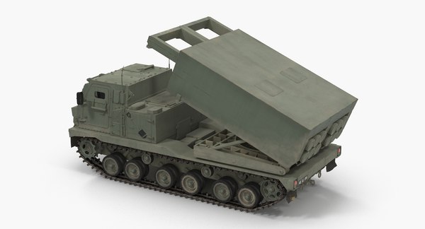 3d m270 multiple launch rocket model