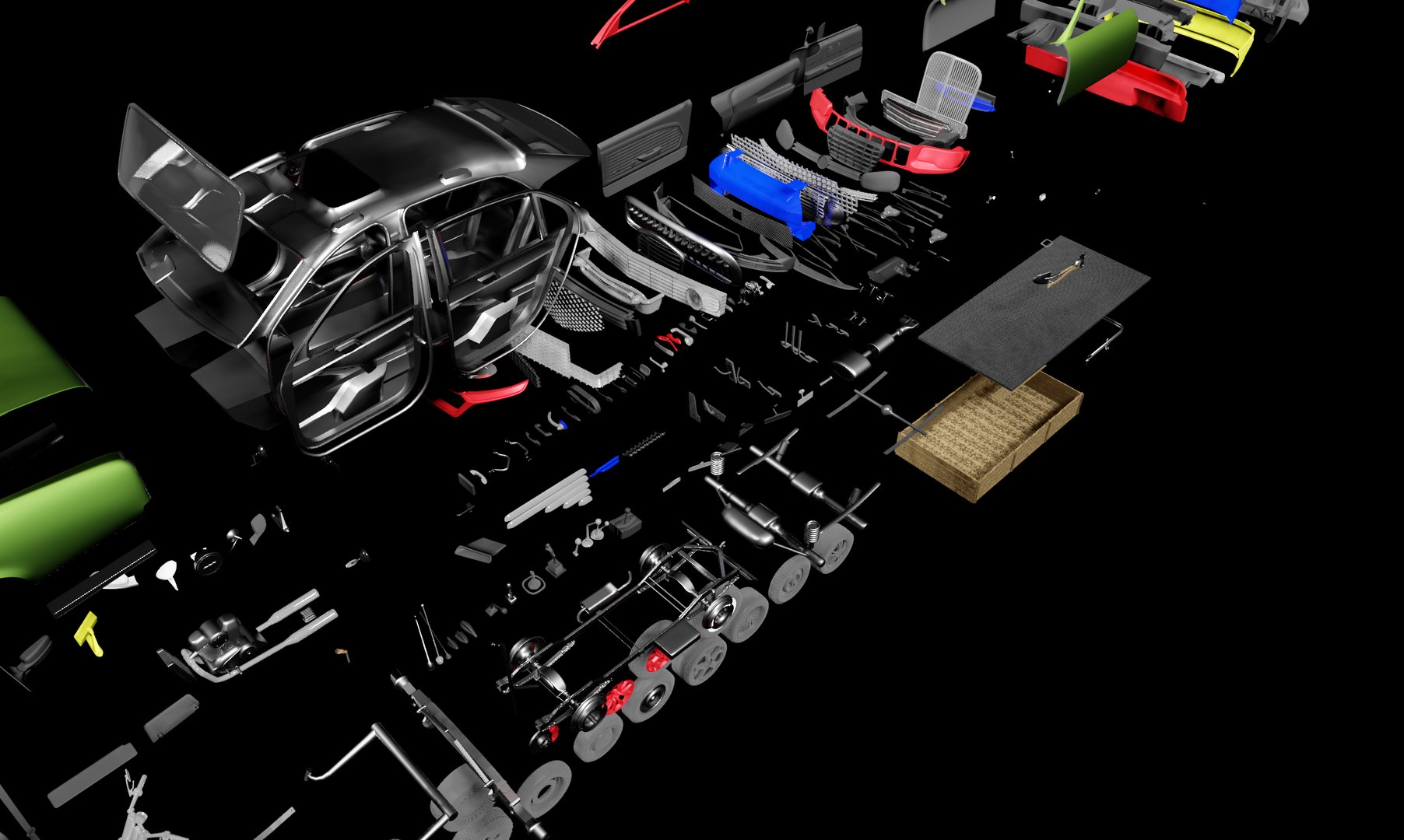 Vehicle Kitbash Model - TurboSquid 1983378