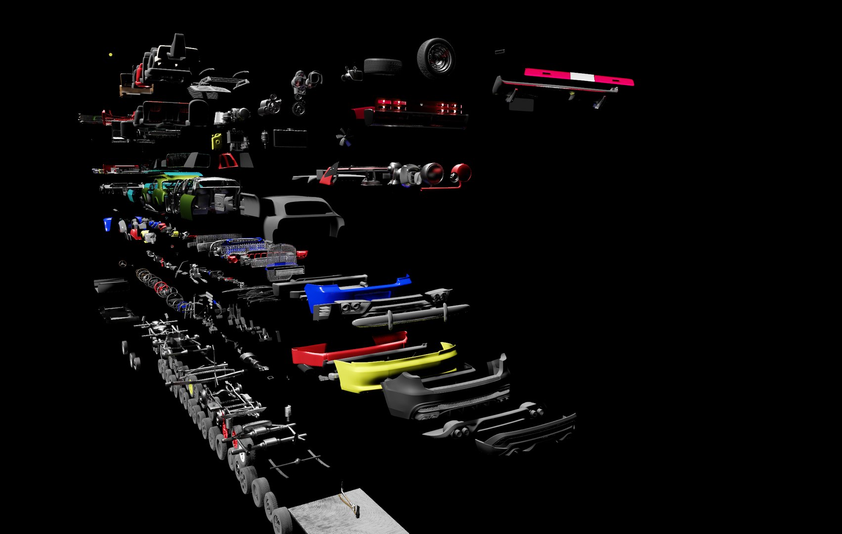 Vehicle Kitbash Model - TurboSquid 1983378