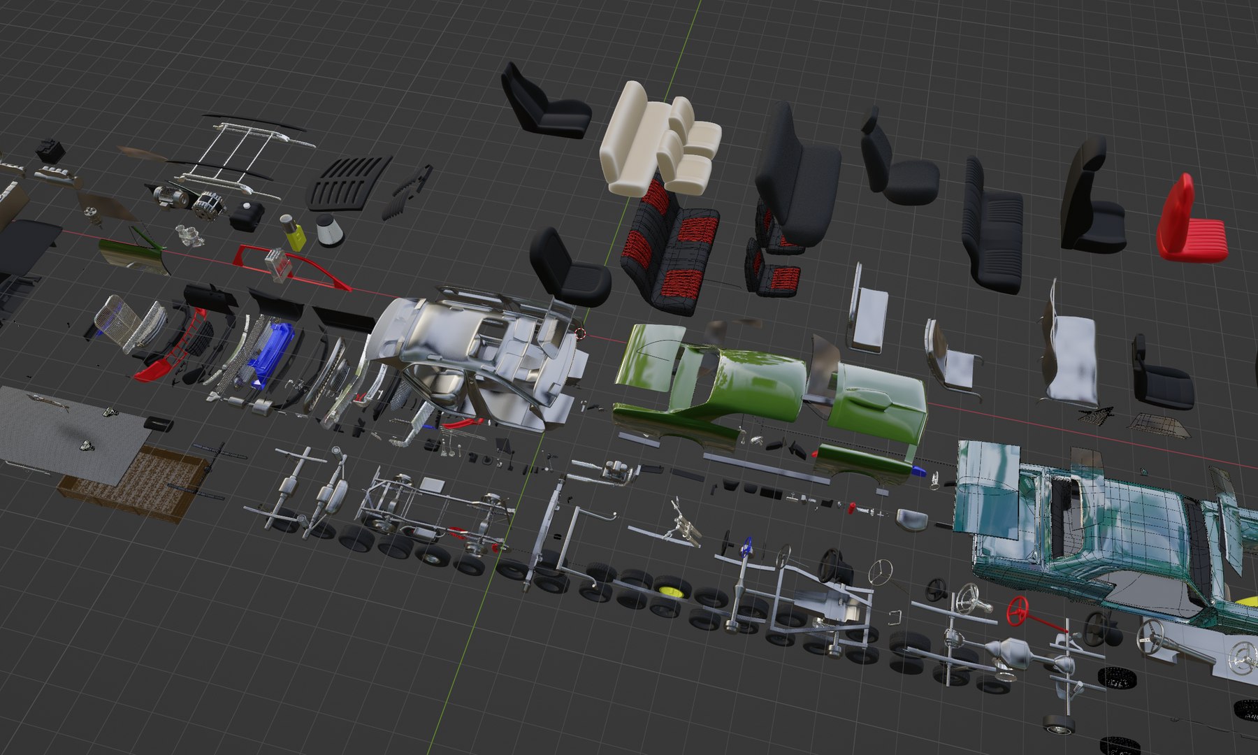 Vehicle Kitbash Model - TurboSquid 1983378