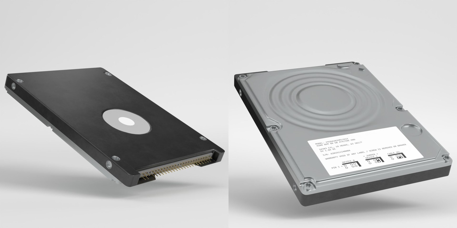 Dysk twardy ATA-IDE Model 3D - TurboSquid 2490690