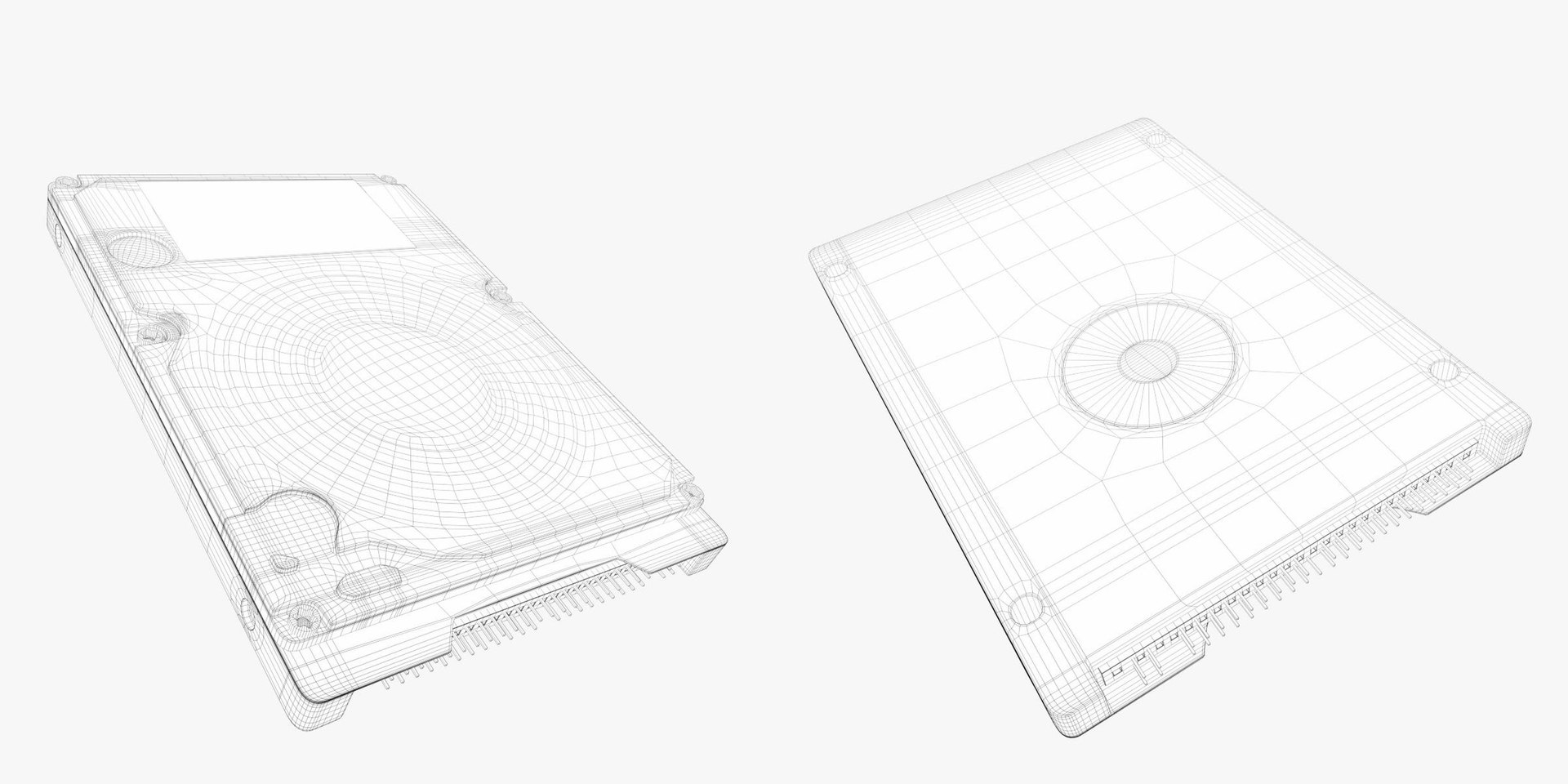 3D ATA-IDE Hard Disk Drive Model - TurboSquid 2490690