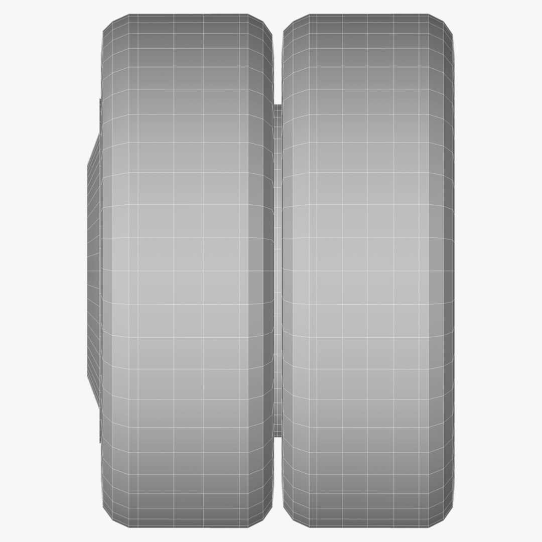 3d Model Of Wheel Rear Axle Dual