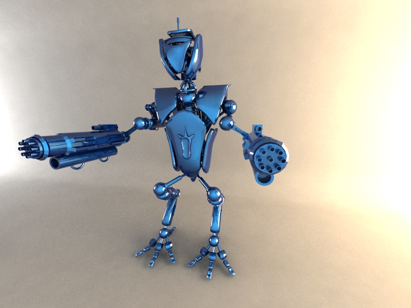 3d Model Of Robot