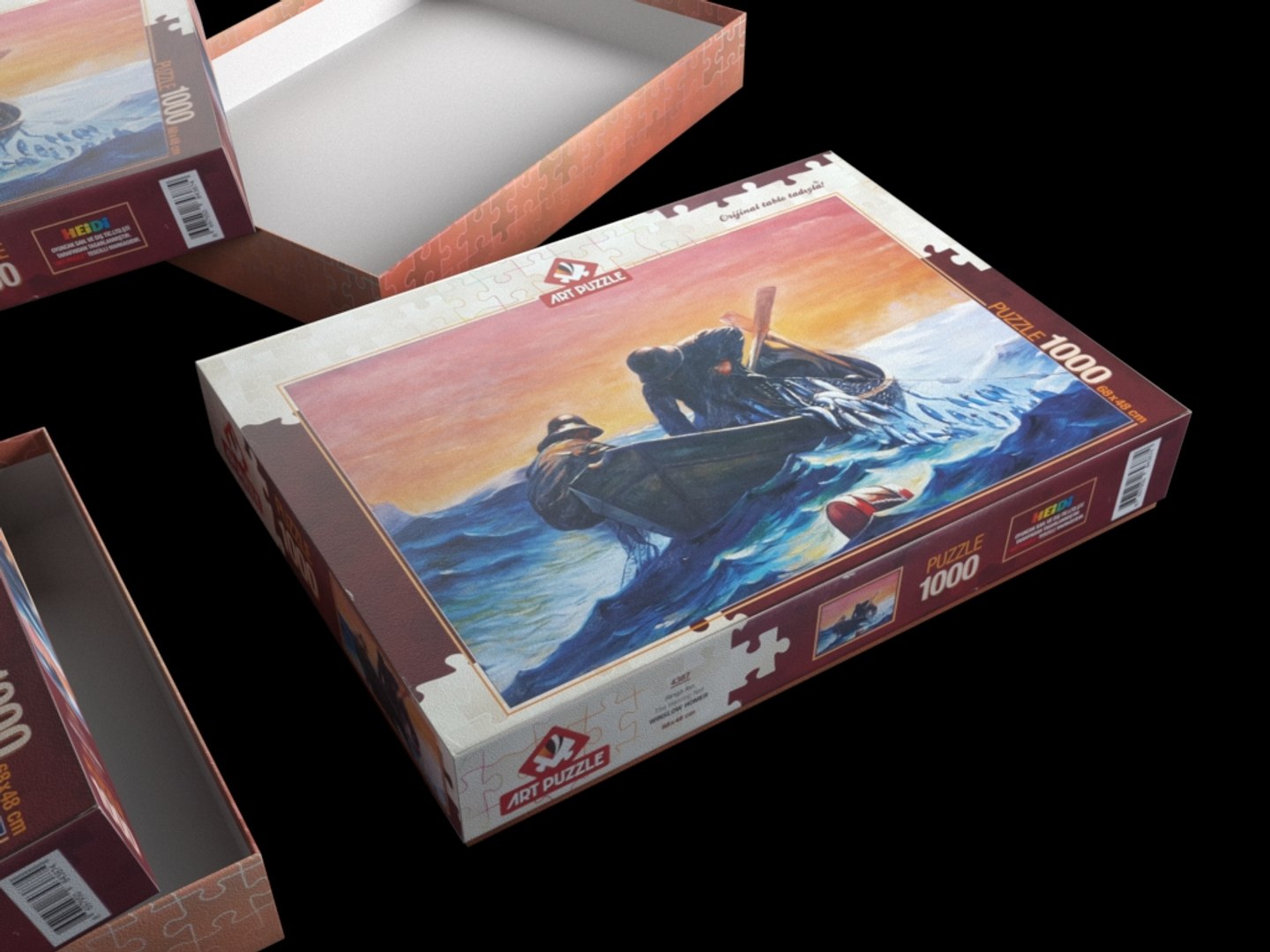 3D Realistic Puzzle Box - TurboSquid 1516804