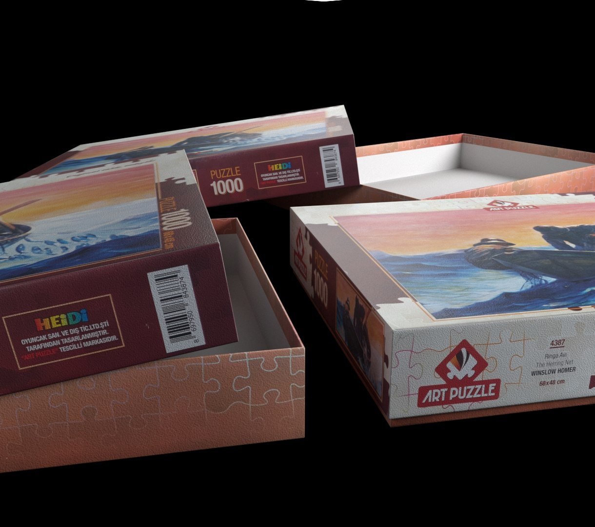 3D Realistic Puzzle Box - TurboSquid 1516804