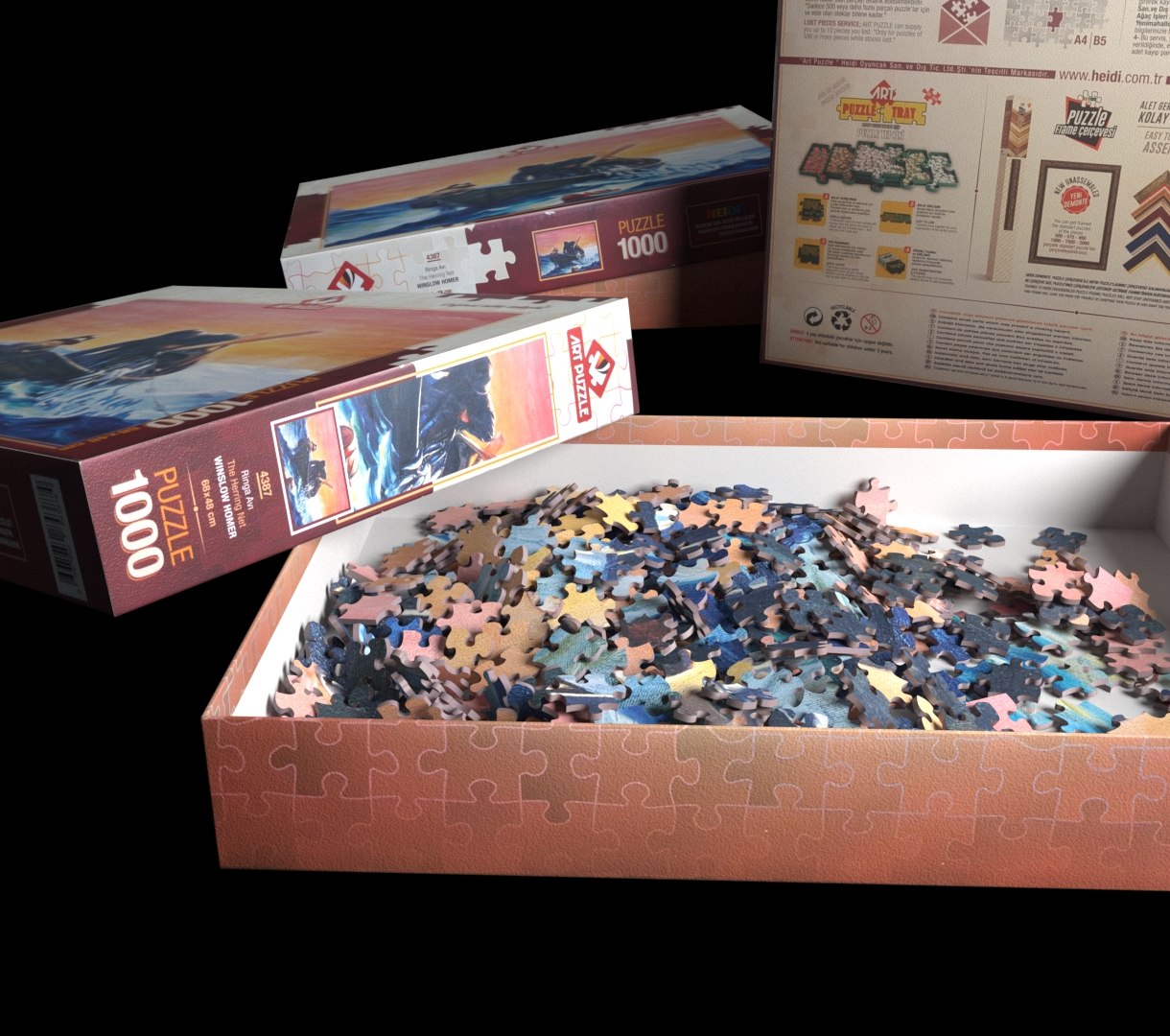 3D Realistic Puzzle Box - TurboSquid 1516804