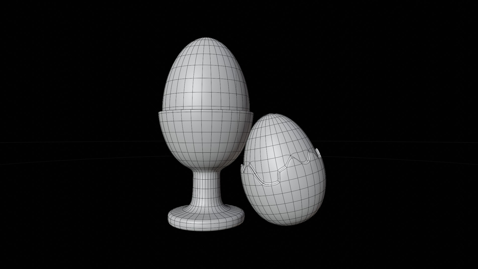 Boiled Eggs Model - TurboSquid 2253127