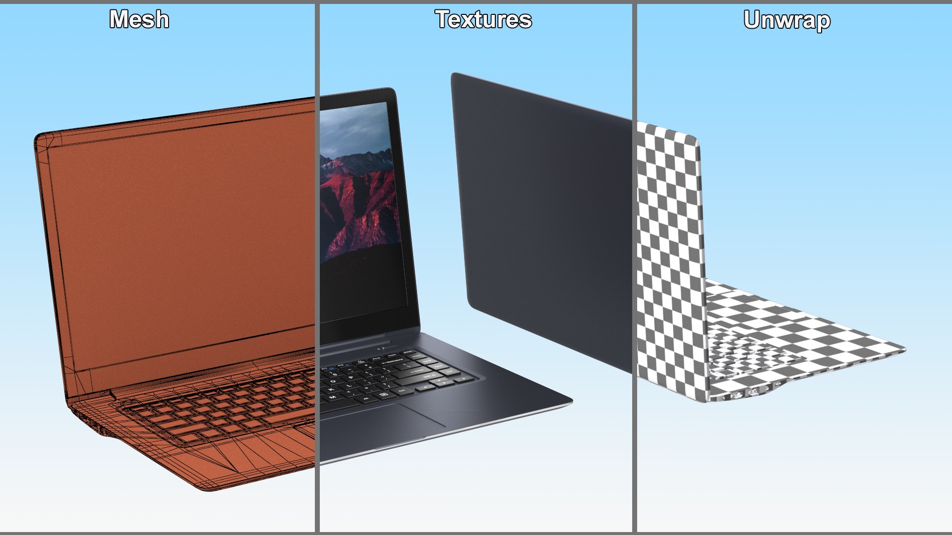 Slim Design Laptop 3D Model - TurboSquid 2284098