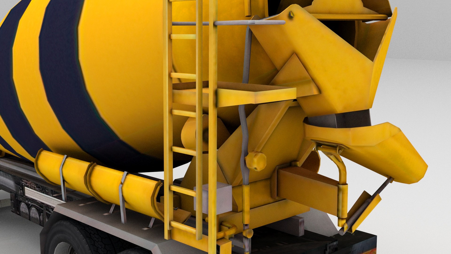 Mixer Truck 3D model - TurboSquid 1930180