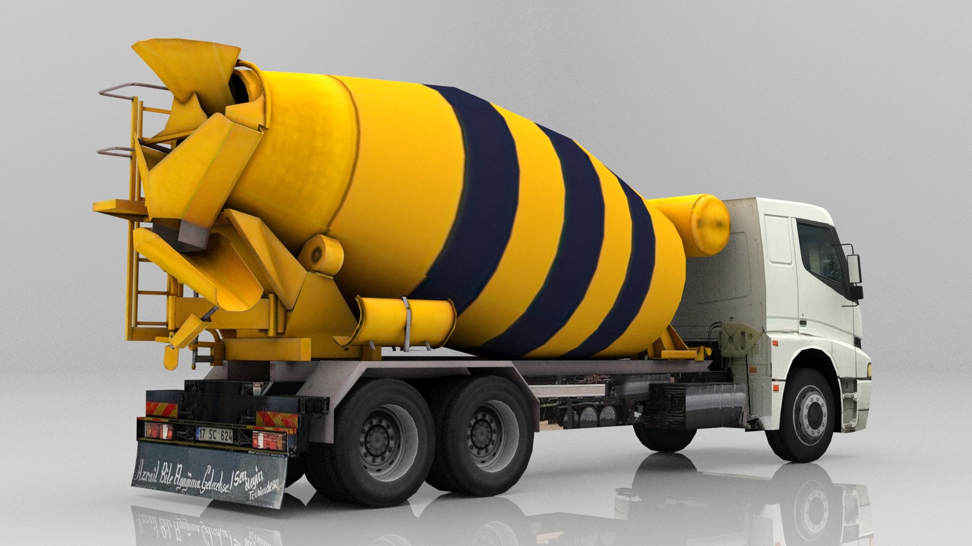 Mixer Truck 3D model - TurboSquid 1930180