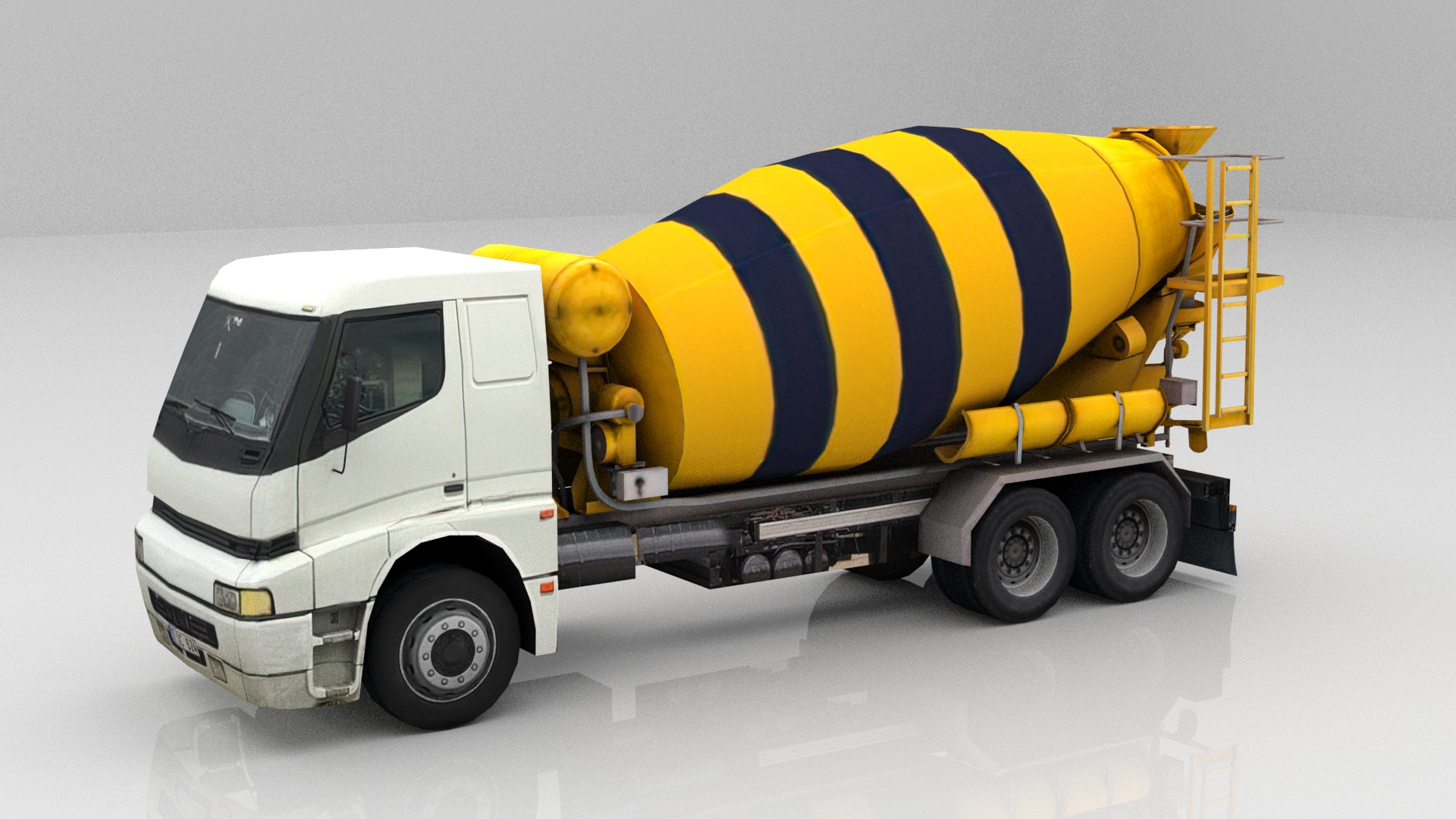 Mixer Truck 3D model - TurboSquid 1930180