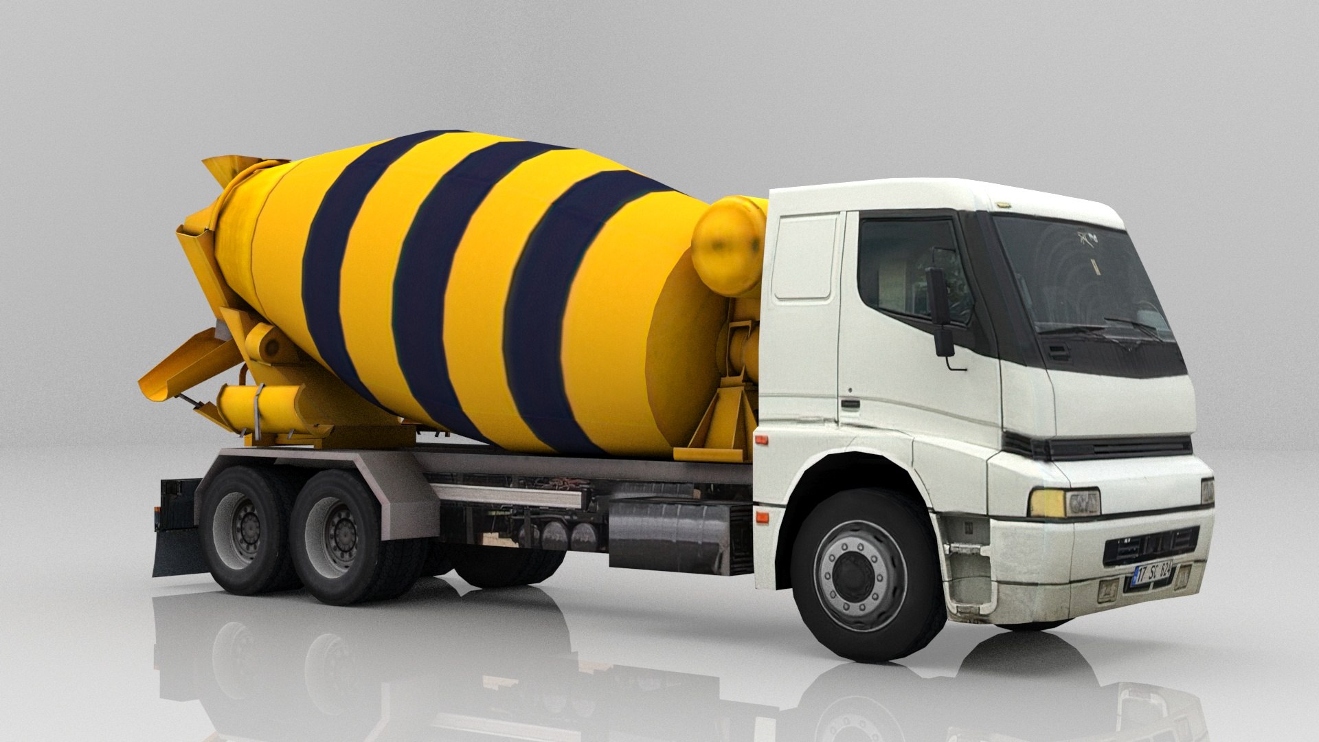 Mixer Truck 3D Model - TurboSquid 1930180