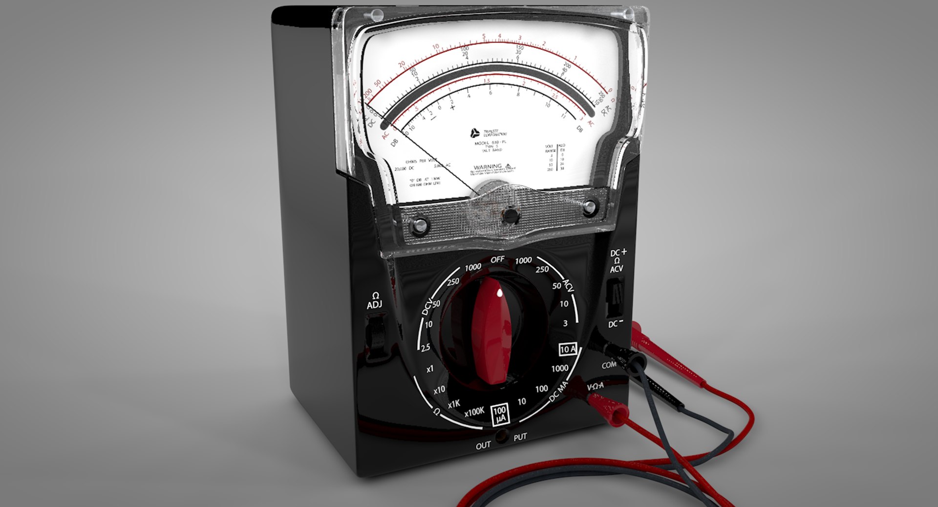 3D Triplett 630-pl Analog Multimeter - TurboSquid 1342432