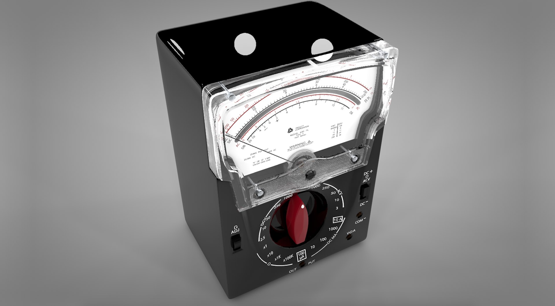 3D Triplett 630-pl Analog Multimeter - TurboSquid 1342432