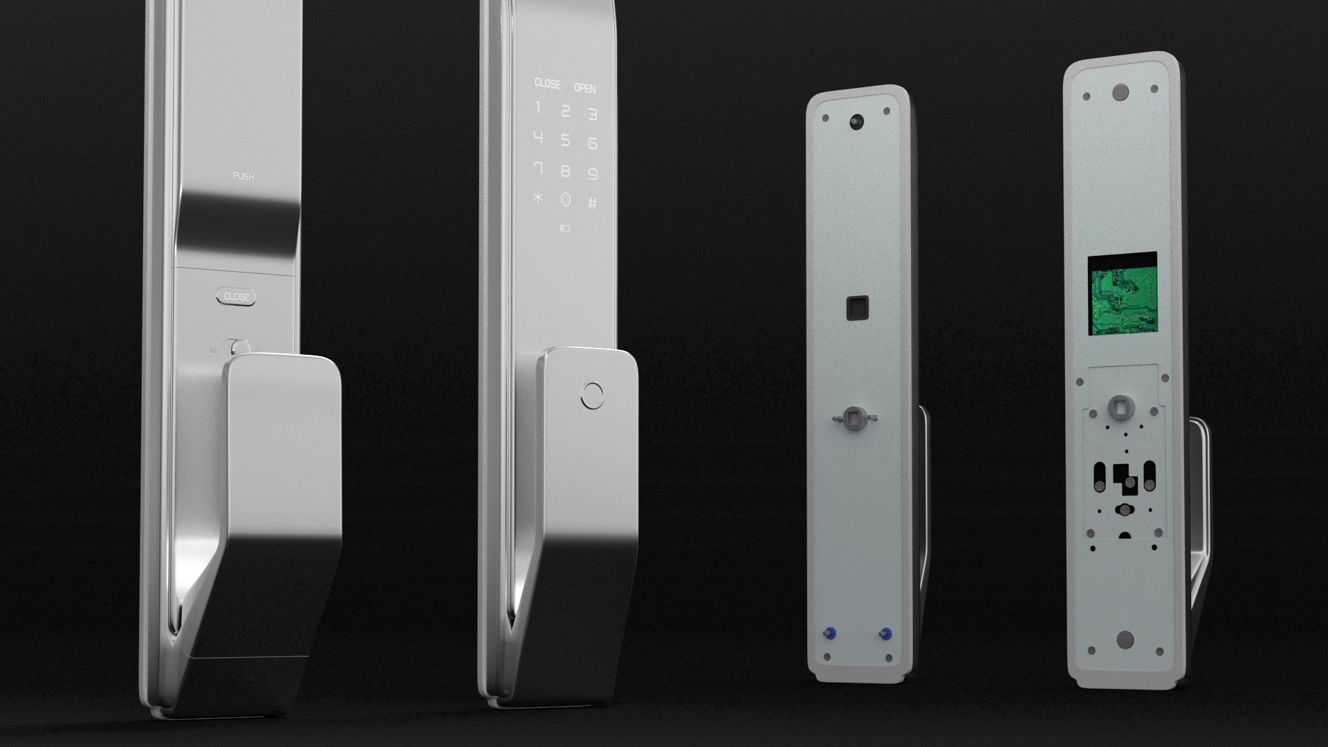 Smart Lock Silver 3D Model - TurboSquid 2274204