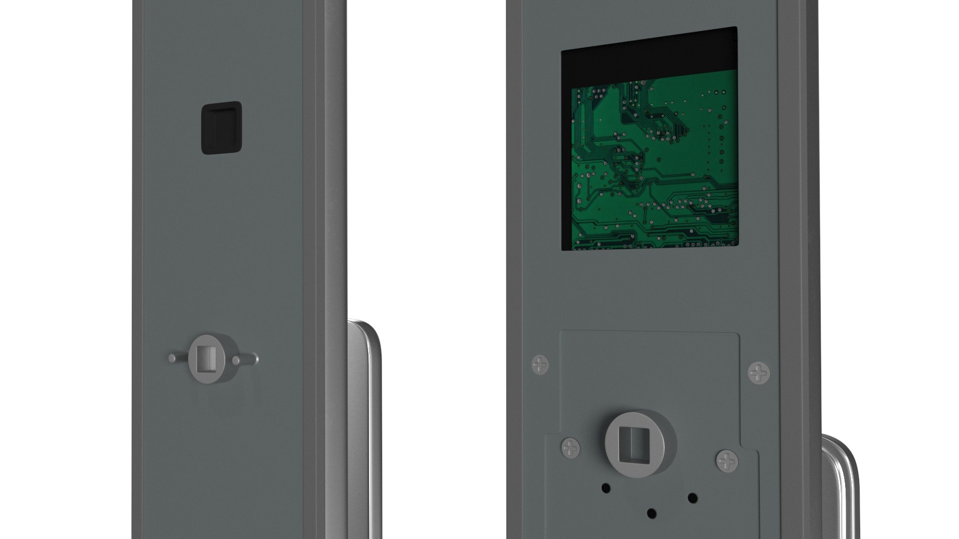 Smart Lock Silver 3D Model - TurboSquid 2274204