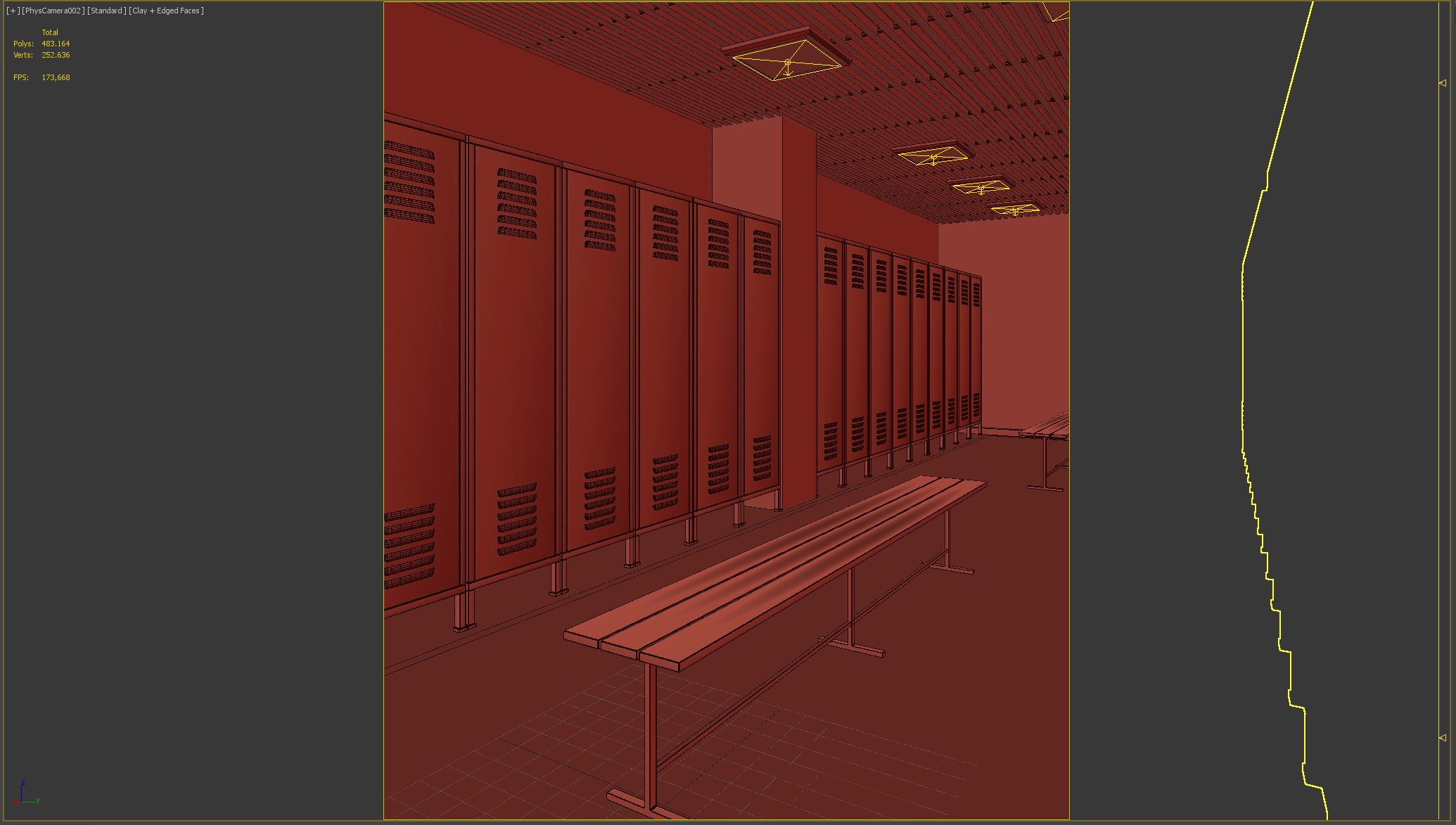 3D Locker Room model - TurboSquid 1728862