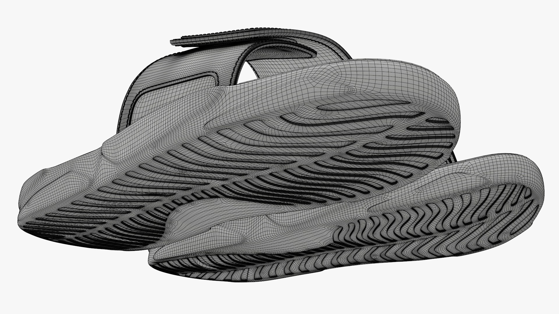 3D Model Footwear Sandal Foot - TurboSquid 1615624