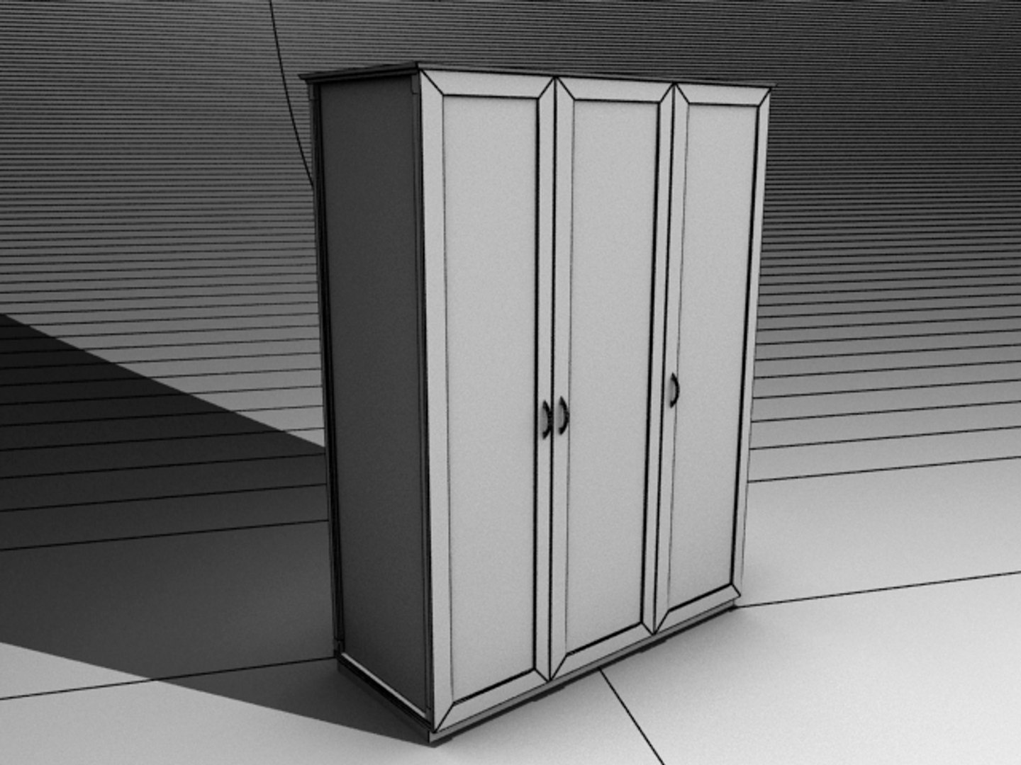 3d Model Of Cupboard