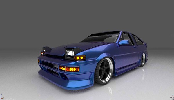 modelo 3d AE86 toyota - TurboSquid 1186452