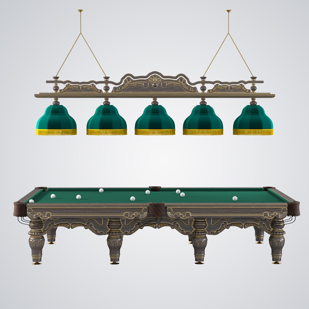 3d Model Billiard Set