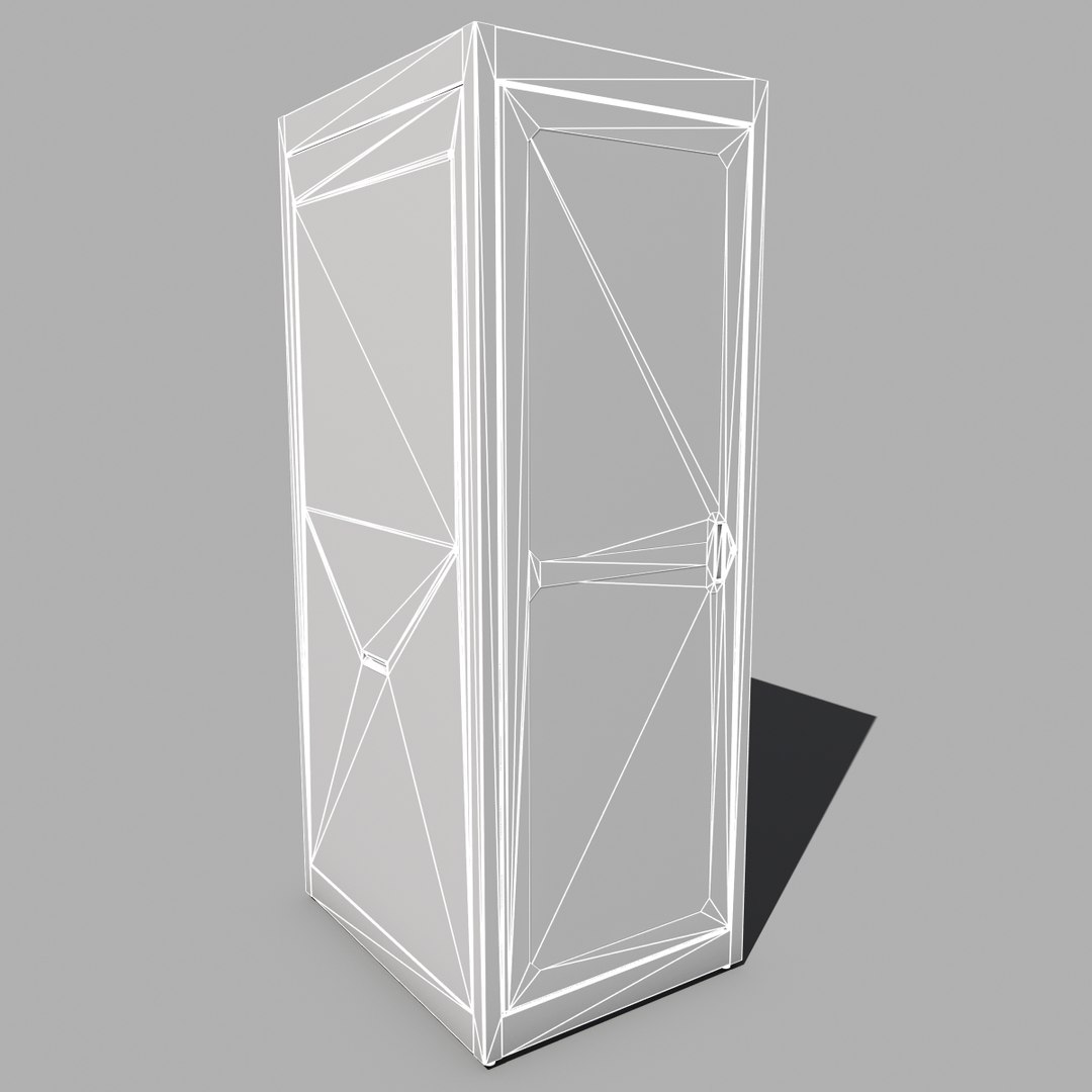 3d Server Rack Cabinet Model