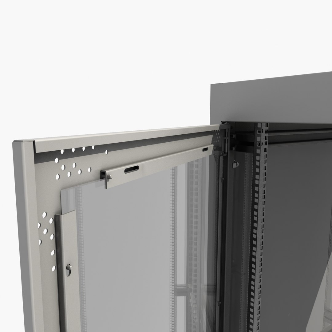 3d Server Rack Cabinet Model