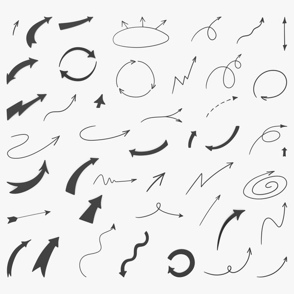 modelo 3d Conjunto de flechas - TurboSquid 2190058