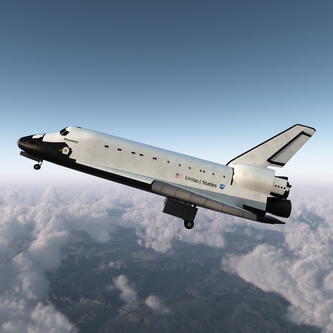 space shuttles modeled 3ds