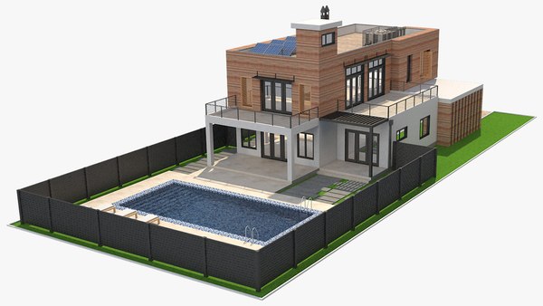House contemporary 3D model - TurboSquid 1155658