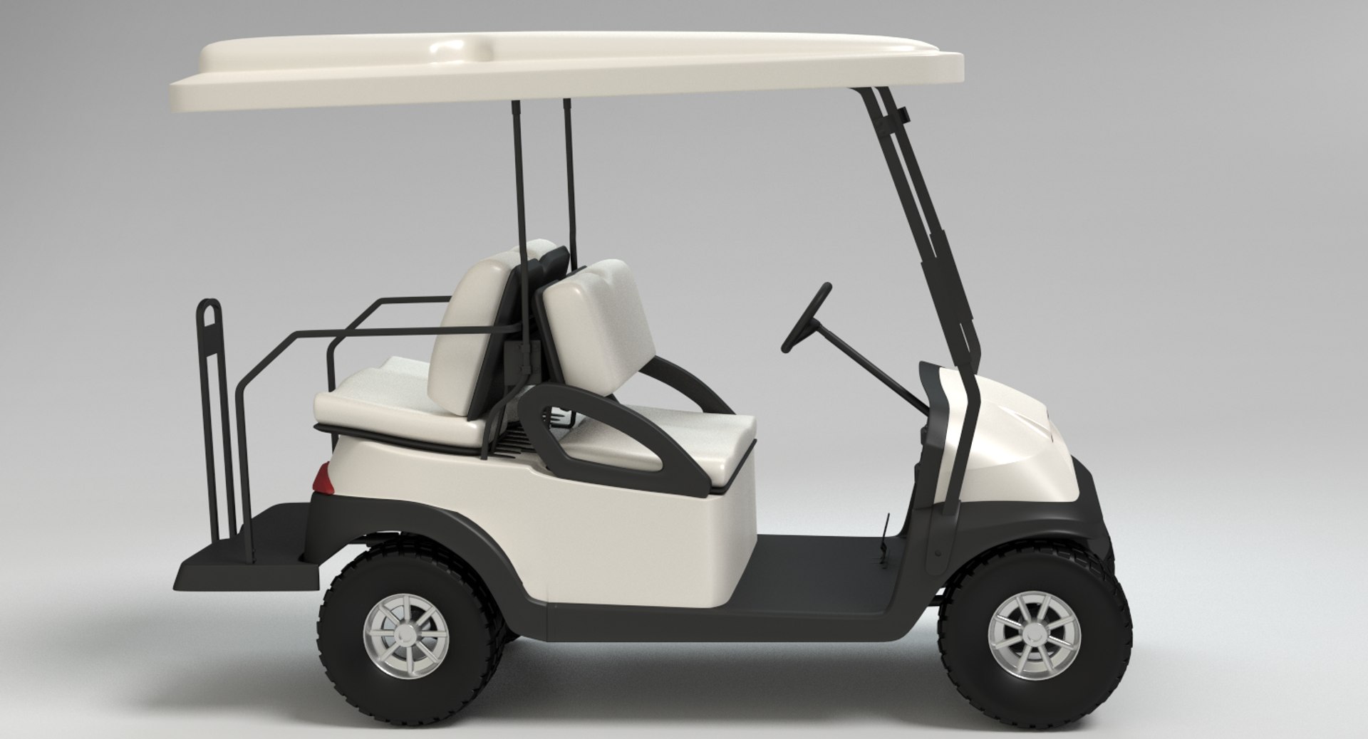 Golf Cart 3d Model
