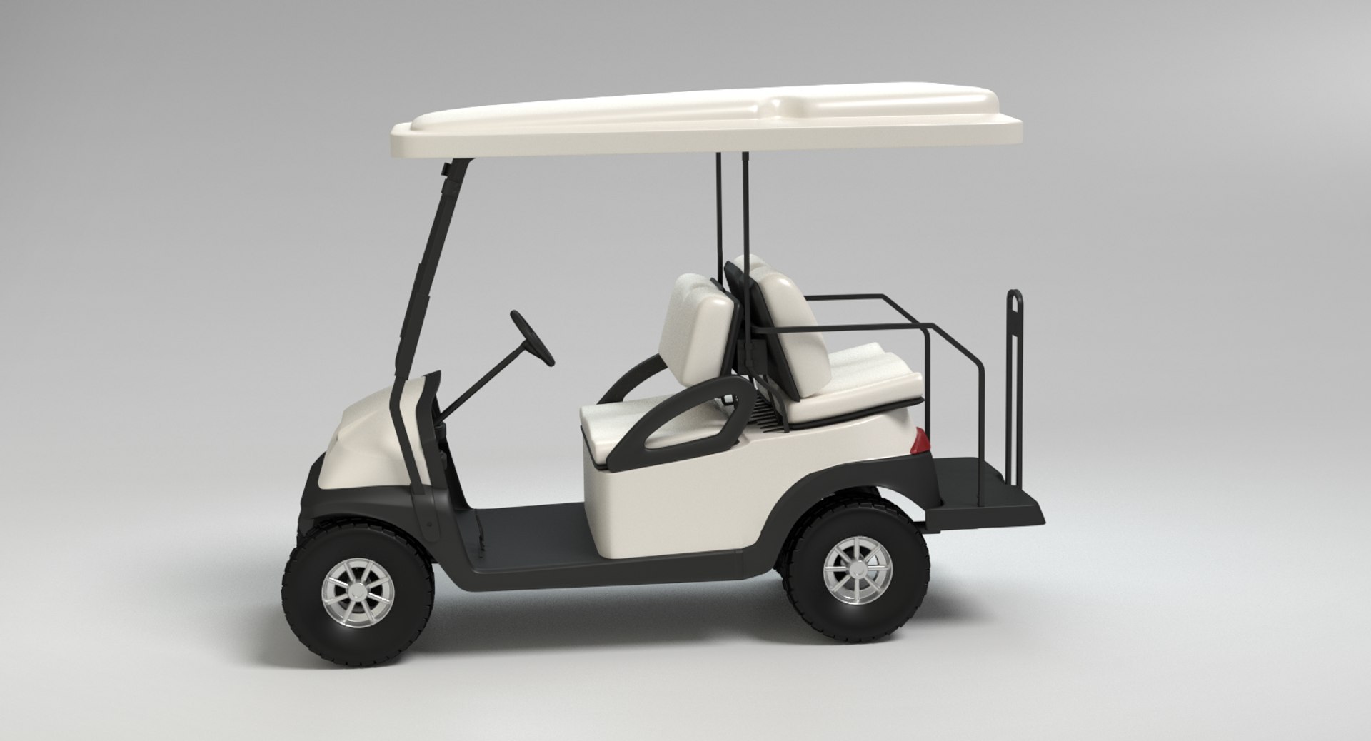 Golf Cart 3d Model