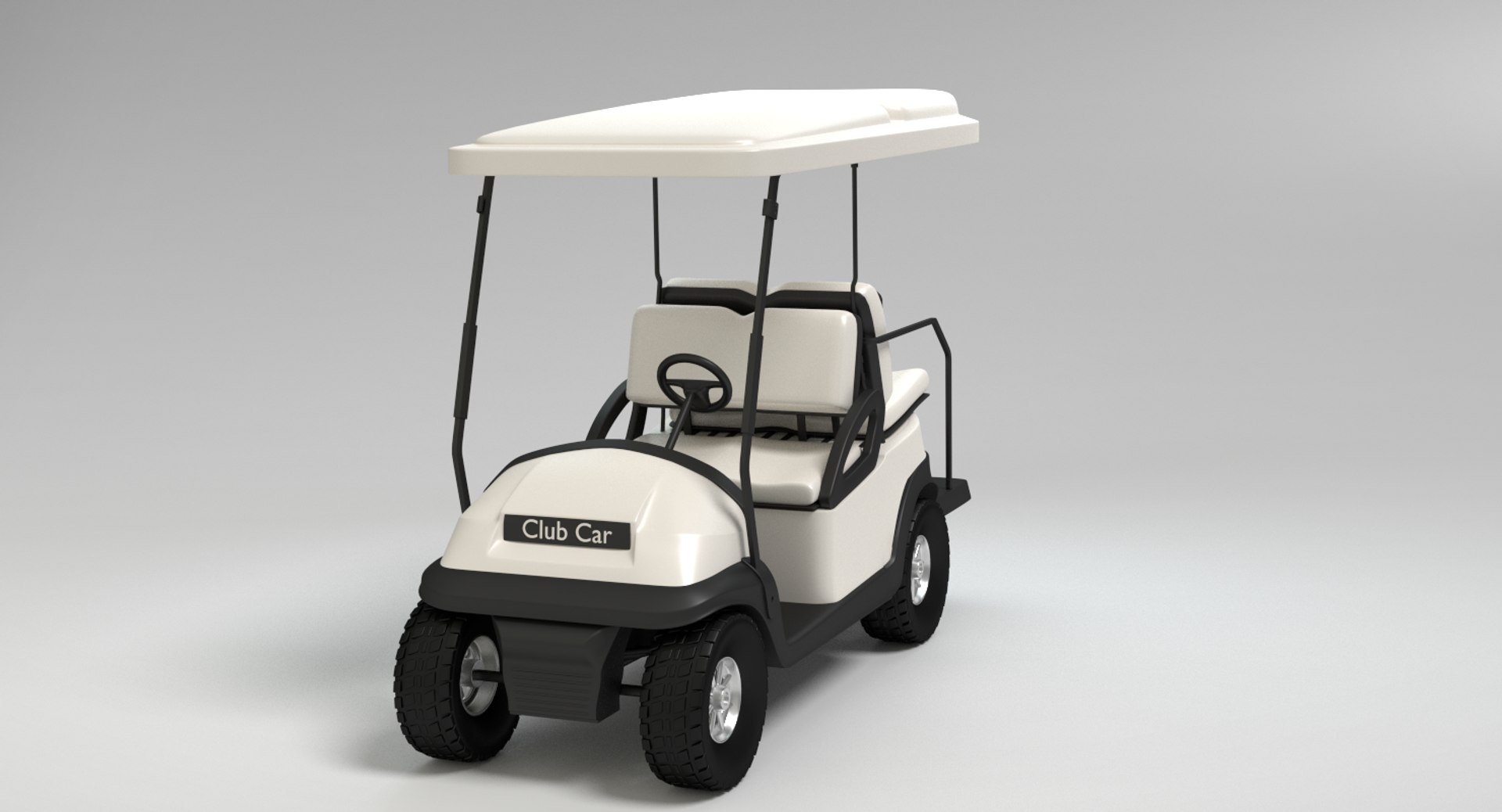 Golf Cart 3d Model