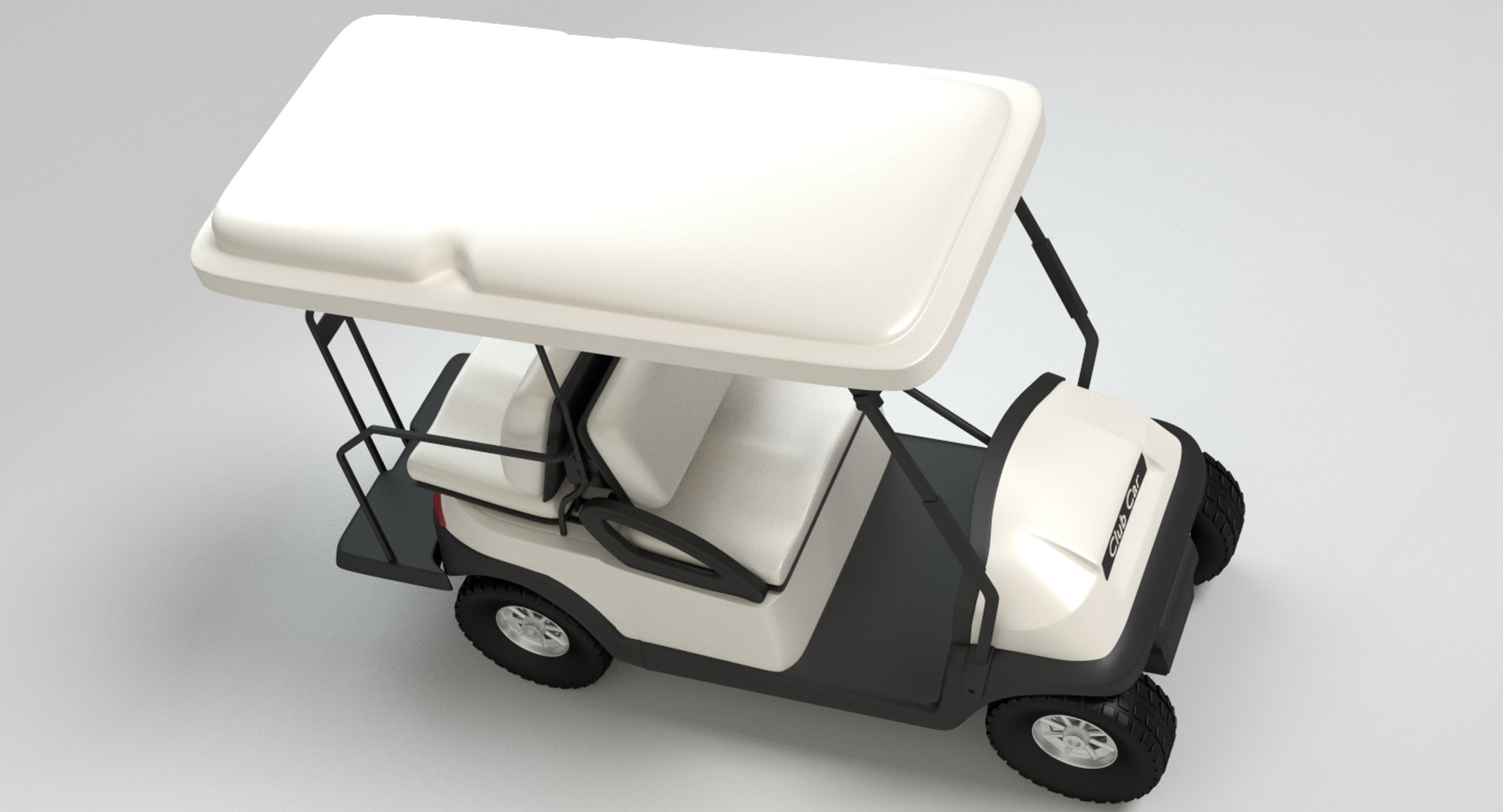 Golf Cart 3d Model