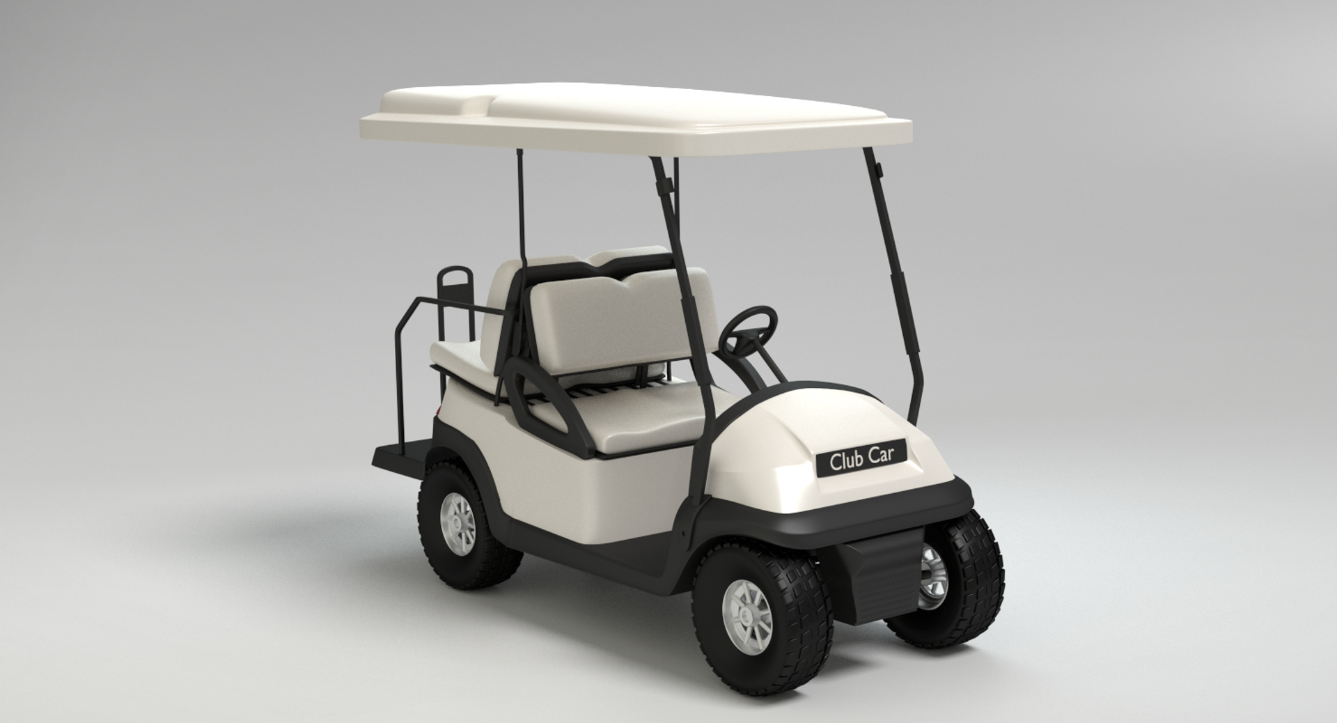 Golf Cart 3d Model