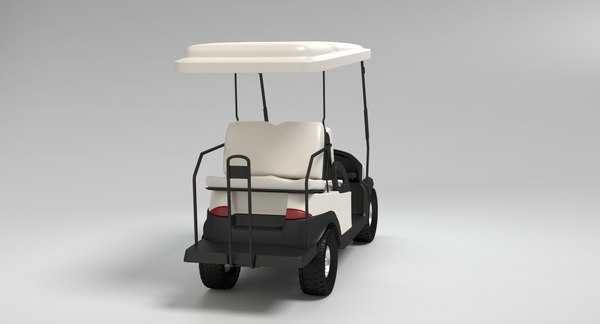 golf cart 3d model