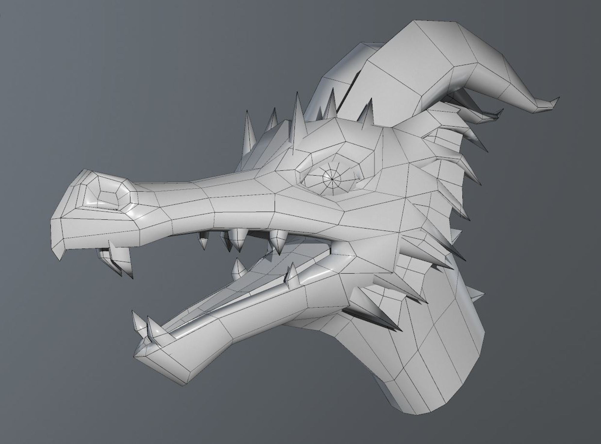 modelo 3d Dragon Head - Archivo OBJ - TurboSquid 1663093