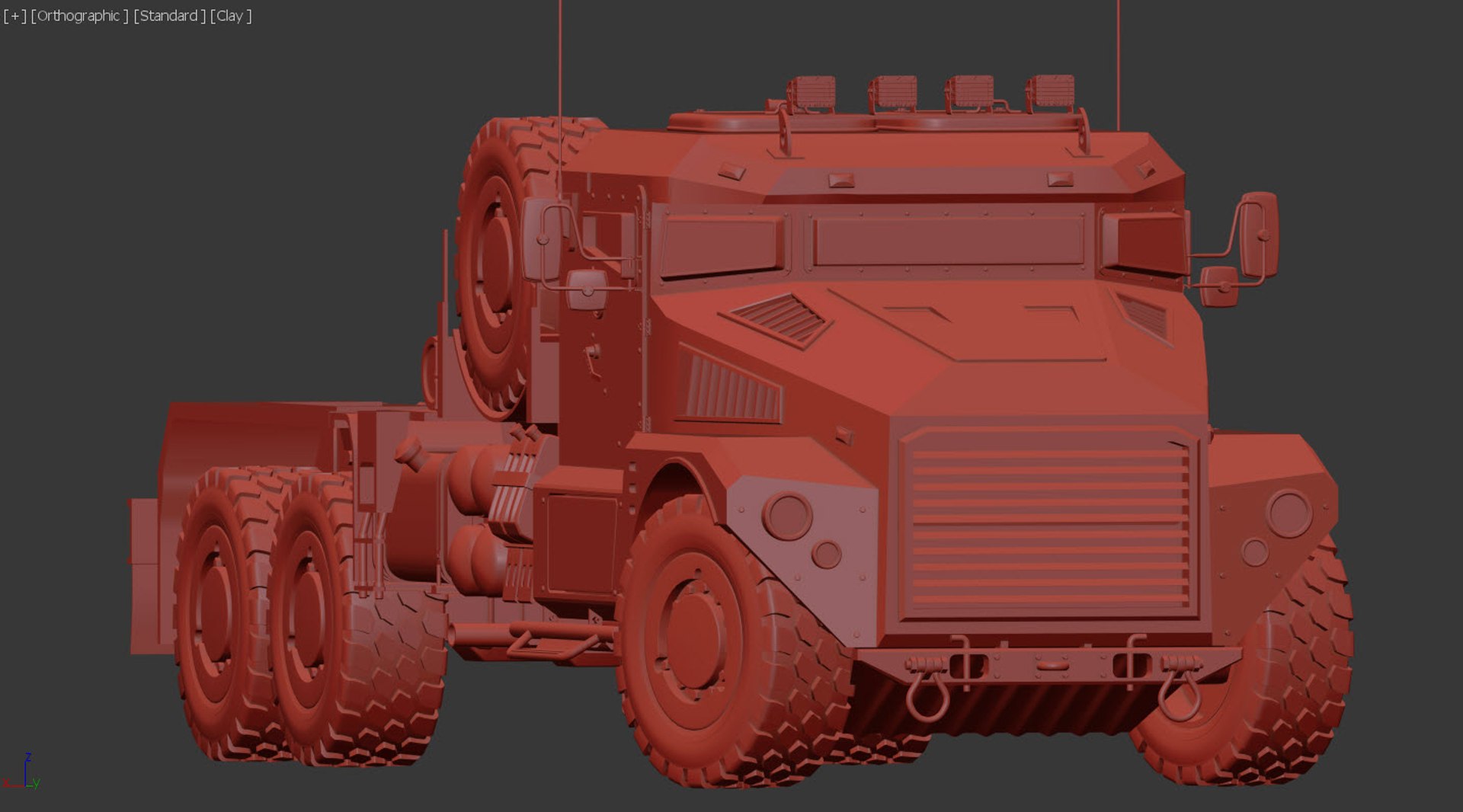 Military Vehicle 3D Model - TurboSquid 1993562