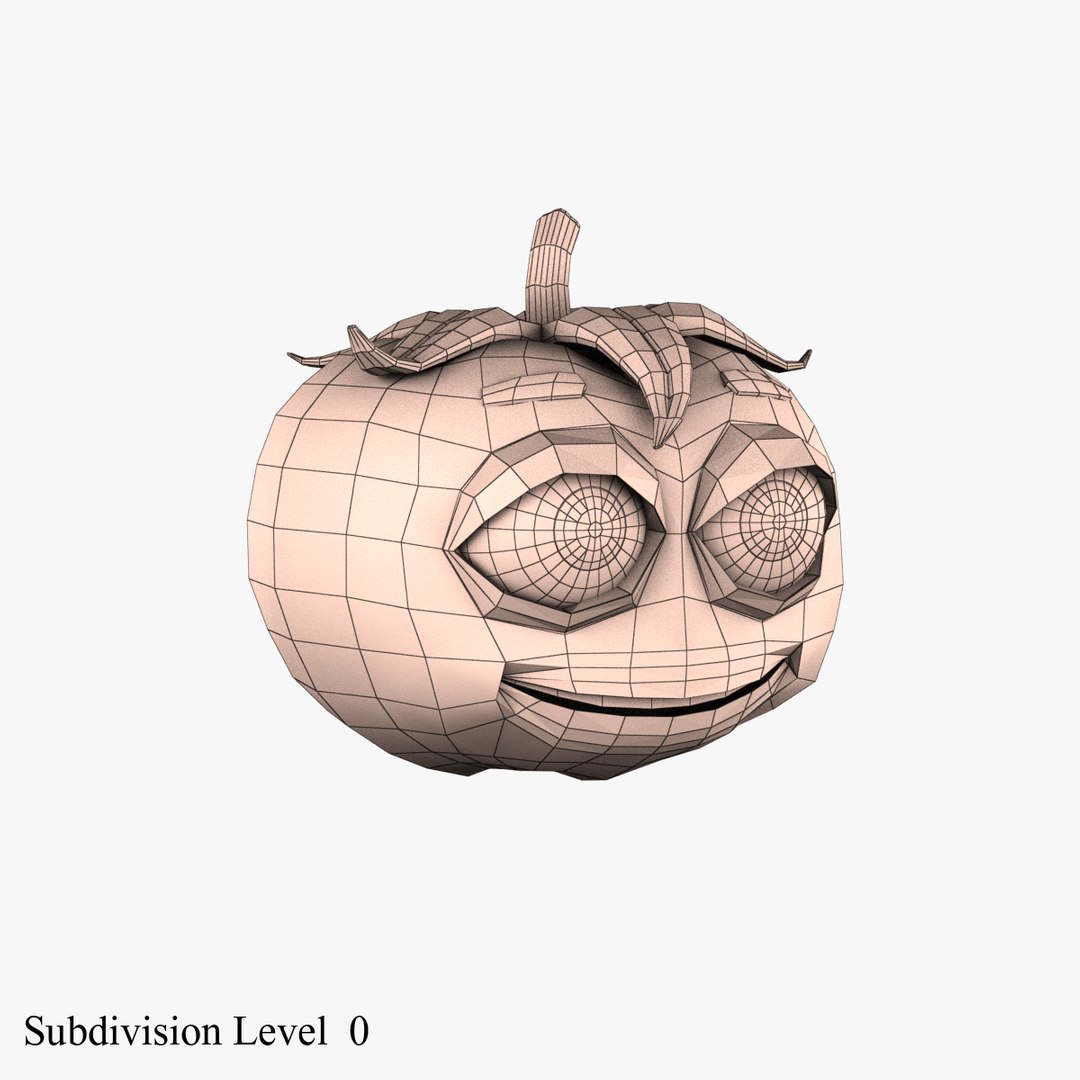 Max Cartoon Character Tomato