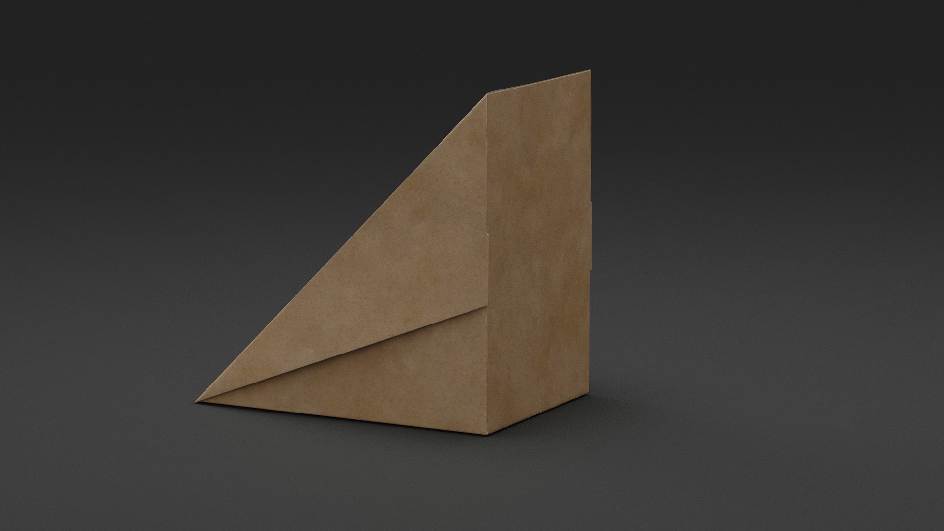 Paperboard Large Sandwich Box 3D - TurboSquid 2018618