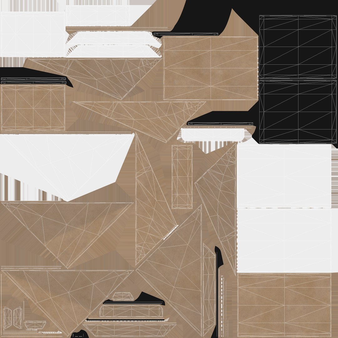 Paperboard Large Sandwich Box 3D - TurboSquid 2018618