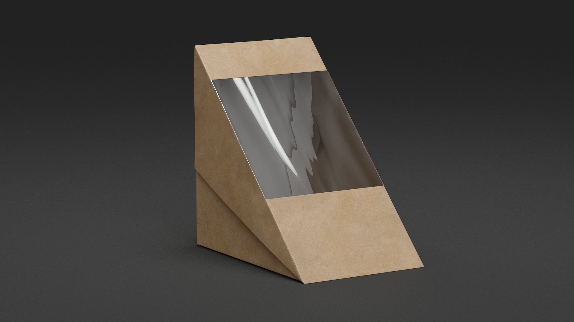 Paperboard Large Sandwich Box 3D - TurboSquid 2018618