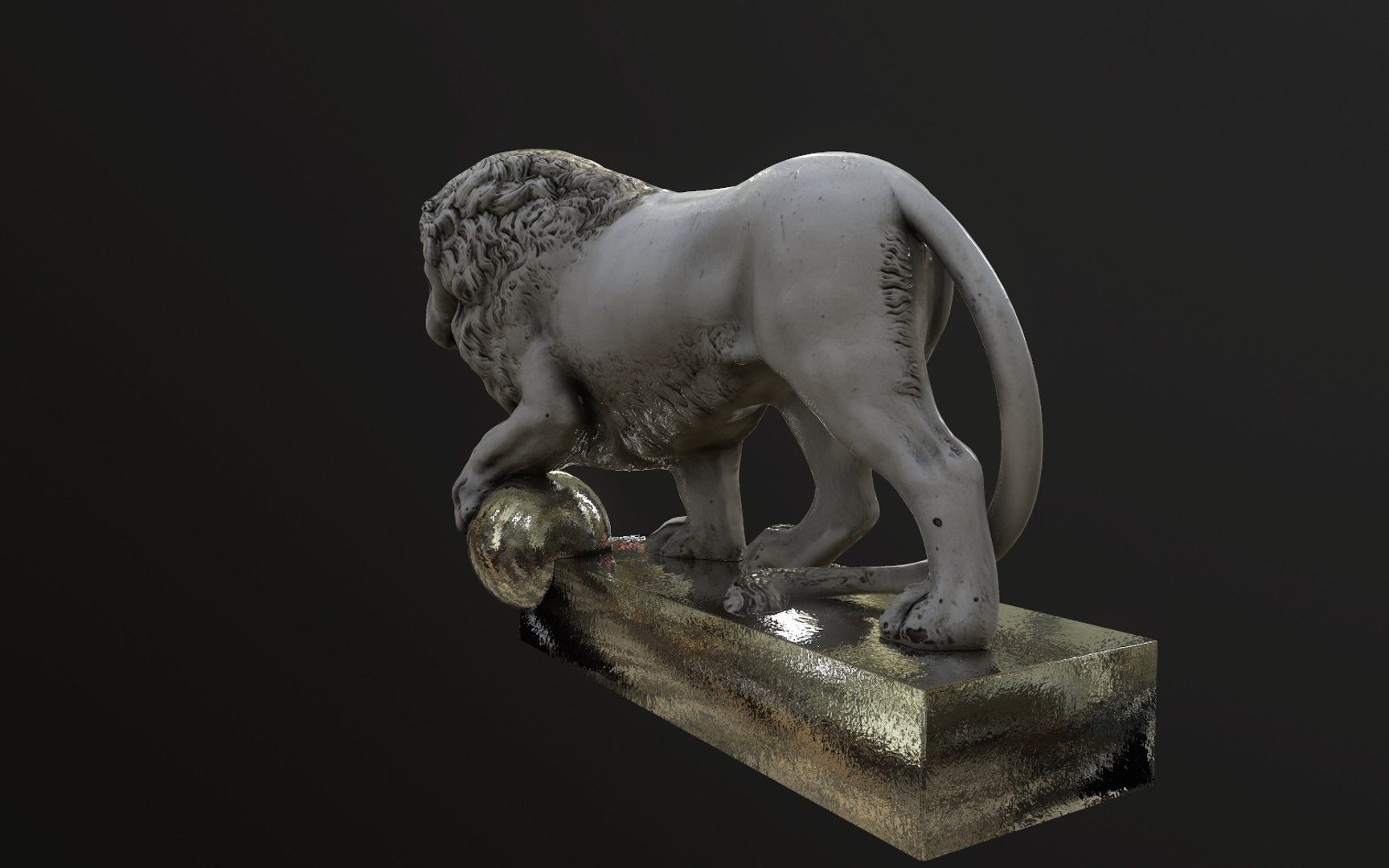 Lion Exterior Interior 3D Model - TurboSquid 1338700