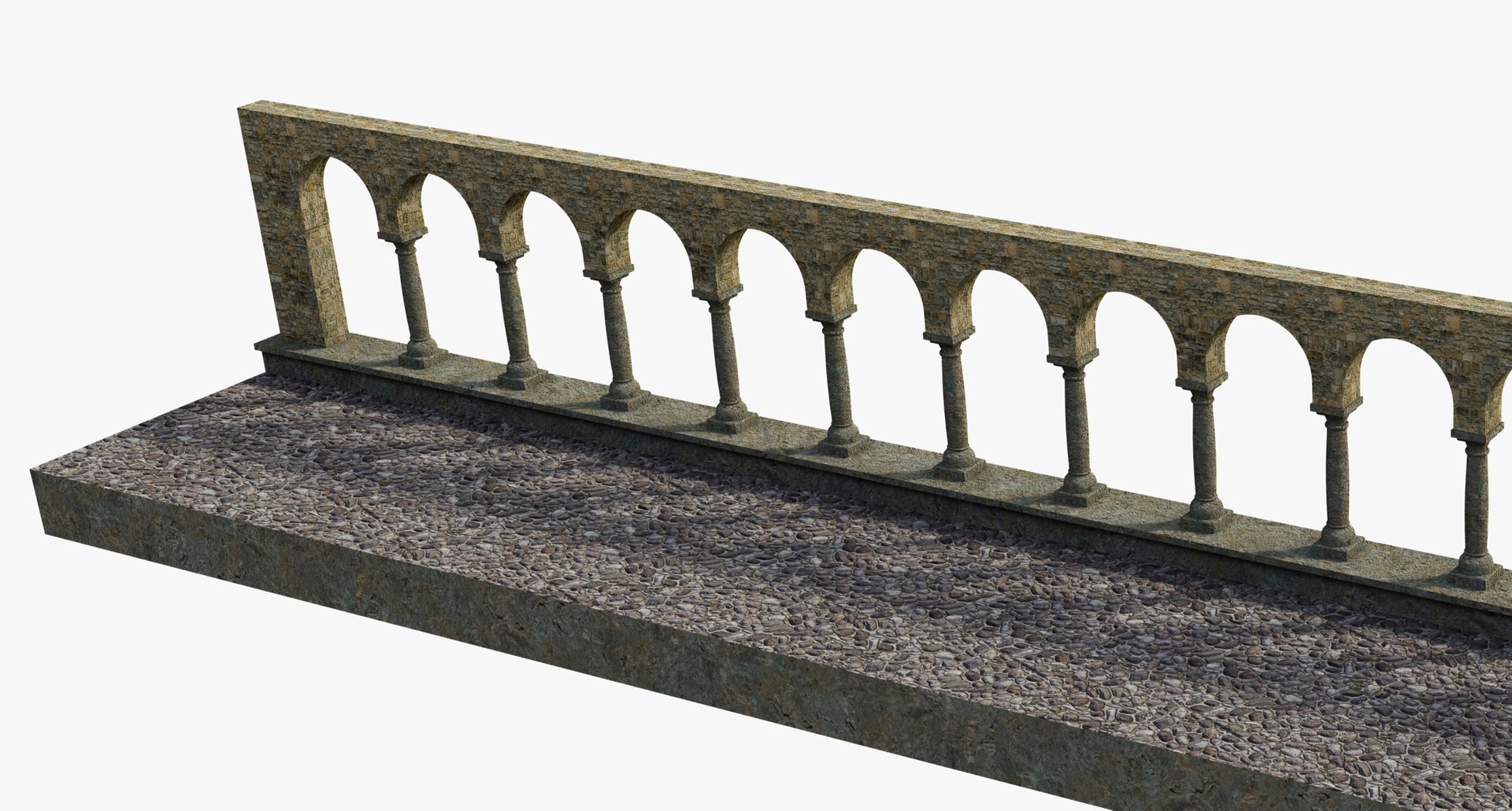 Free 3D Classic Arch Hall Model - TurboSquid 2091193