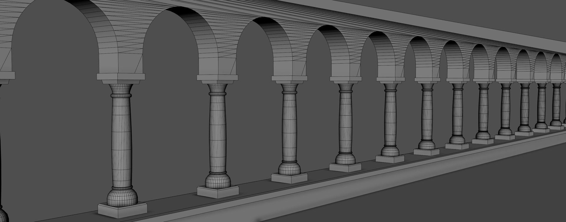 Free 3D Classic Arch Hall Model - TurboSquid 2091193