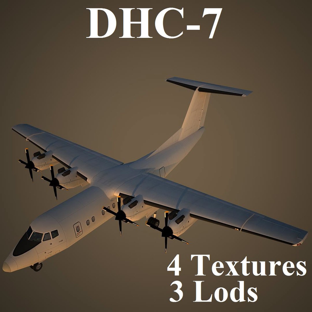 Havilland Canada Dhc-7 3d Model