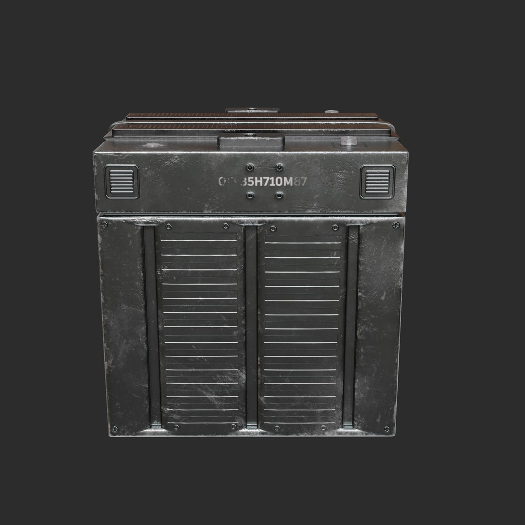 3D model SciFi Military Box - TurboSquid 1997203