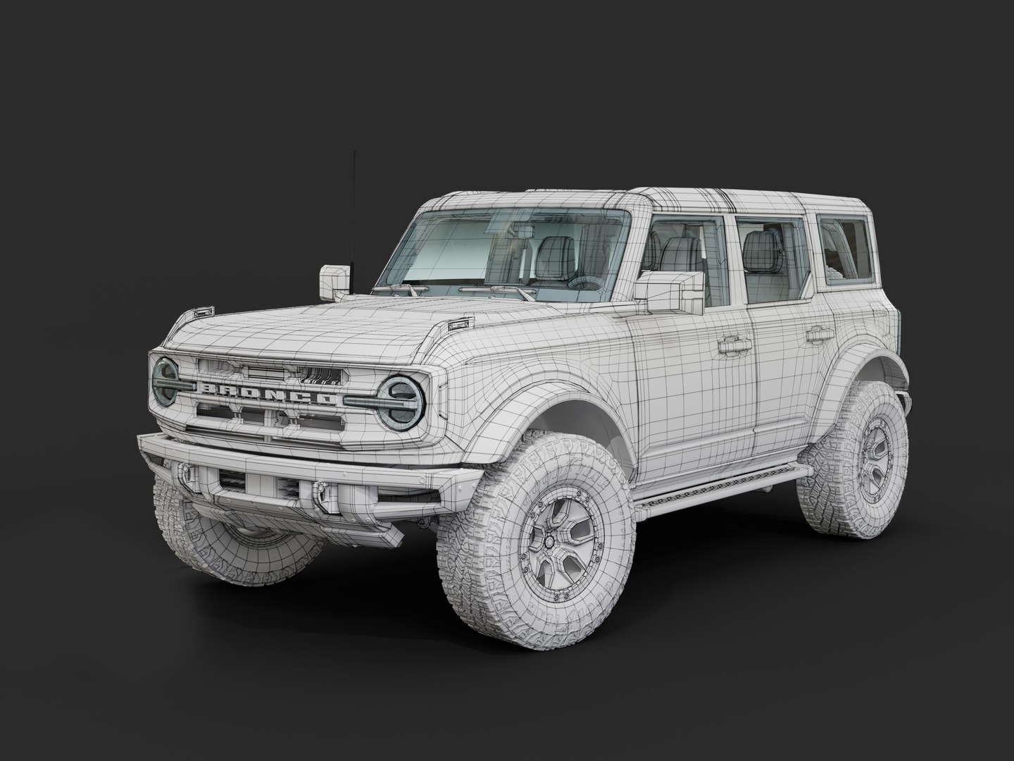 Ford Bronco 3D Model - TurboSquid 2103915