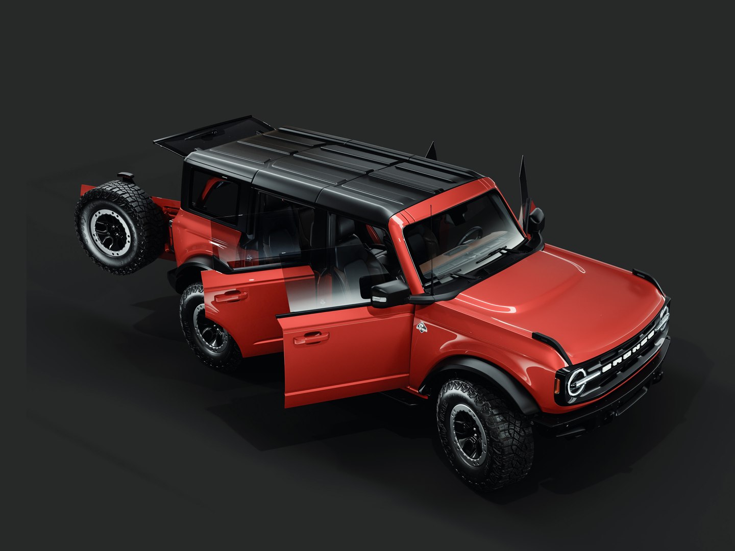 Ford Bronco 3D Model - TurboSquid 2103915
